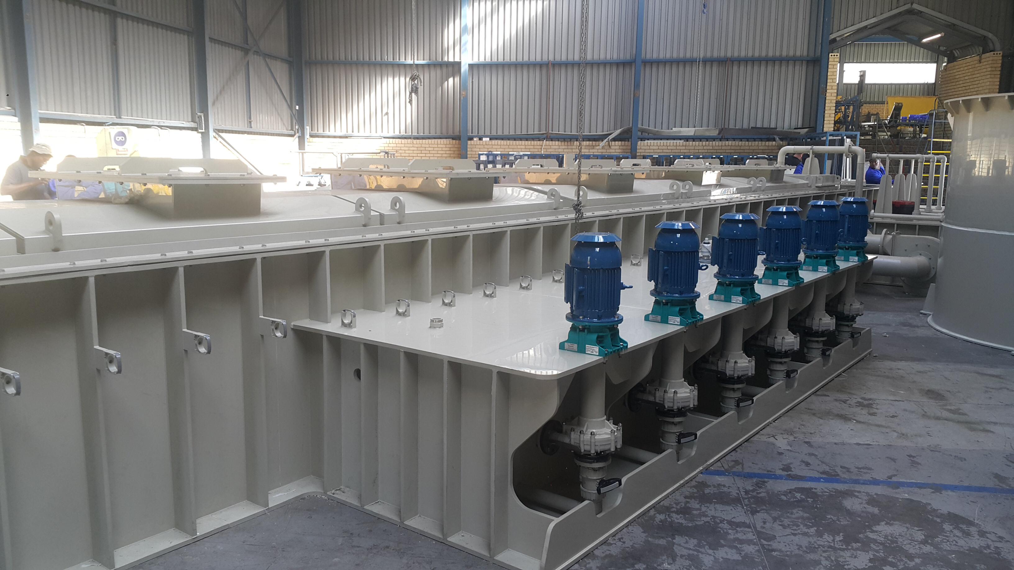 Installations: Vertical pumps for wire pickling plants